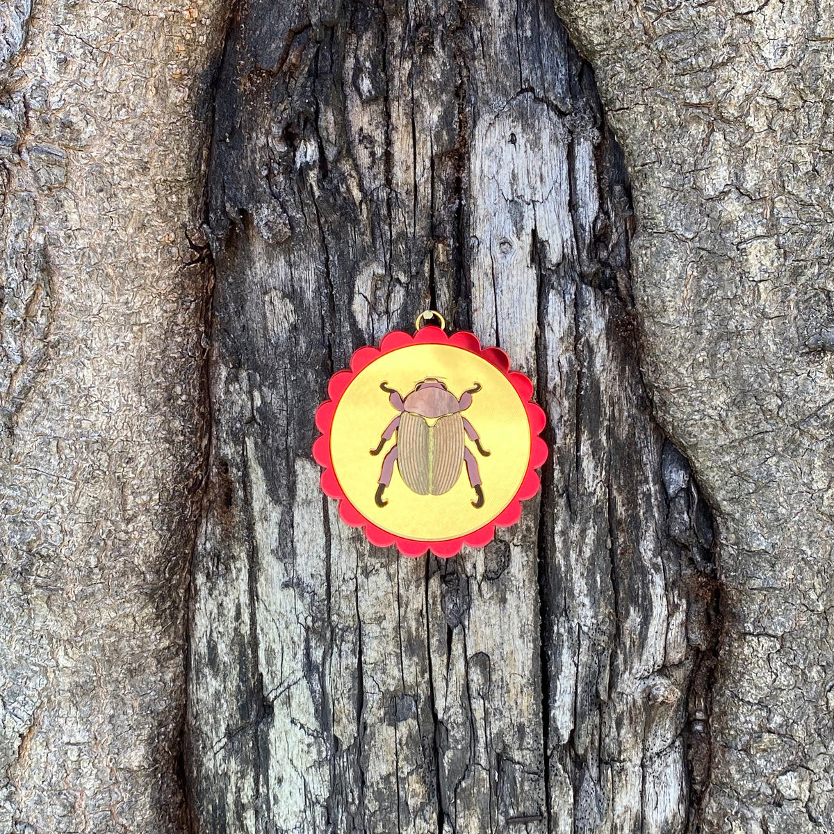 CHRISTMAS BEETLE | ACRYLIC BUG MIRROR | MINI – Miss Lizzy